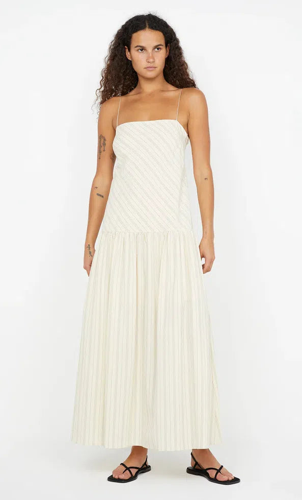 Peyson Maxi Dress - Cream – Salt Boutique